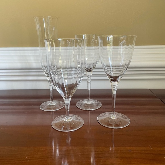 Gorham | Dining | 5 Five Assorted Gorham Laurin Lauren Gold Crystal ...